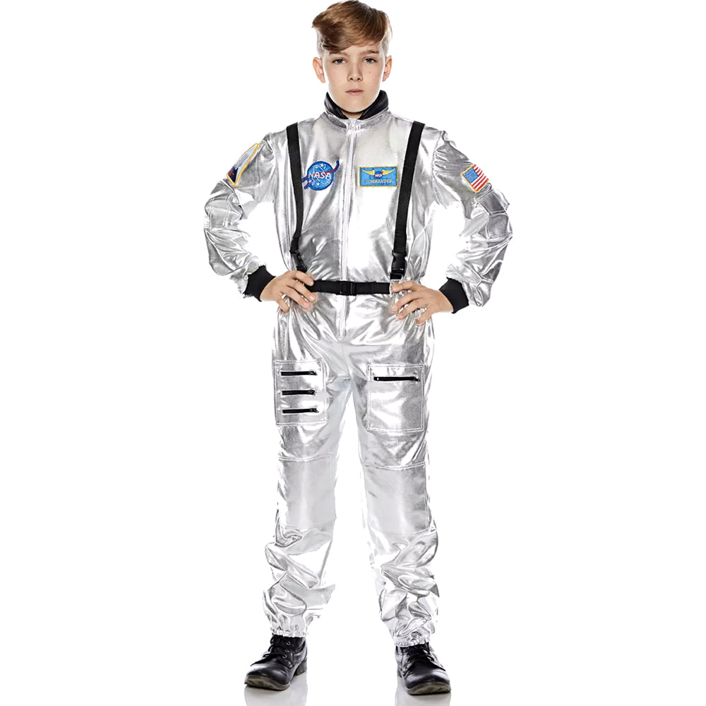 Halloween Costumes Space Astronaut Spaceman Space Suit With Helmet Kid ...